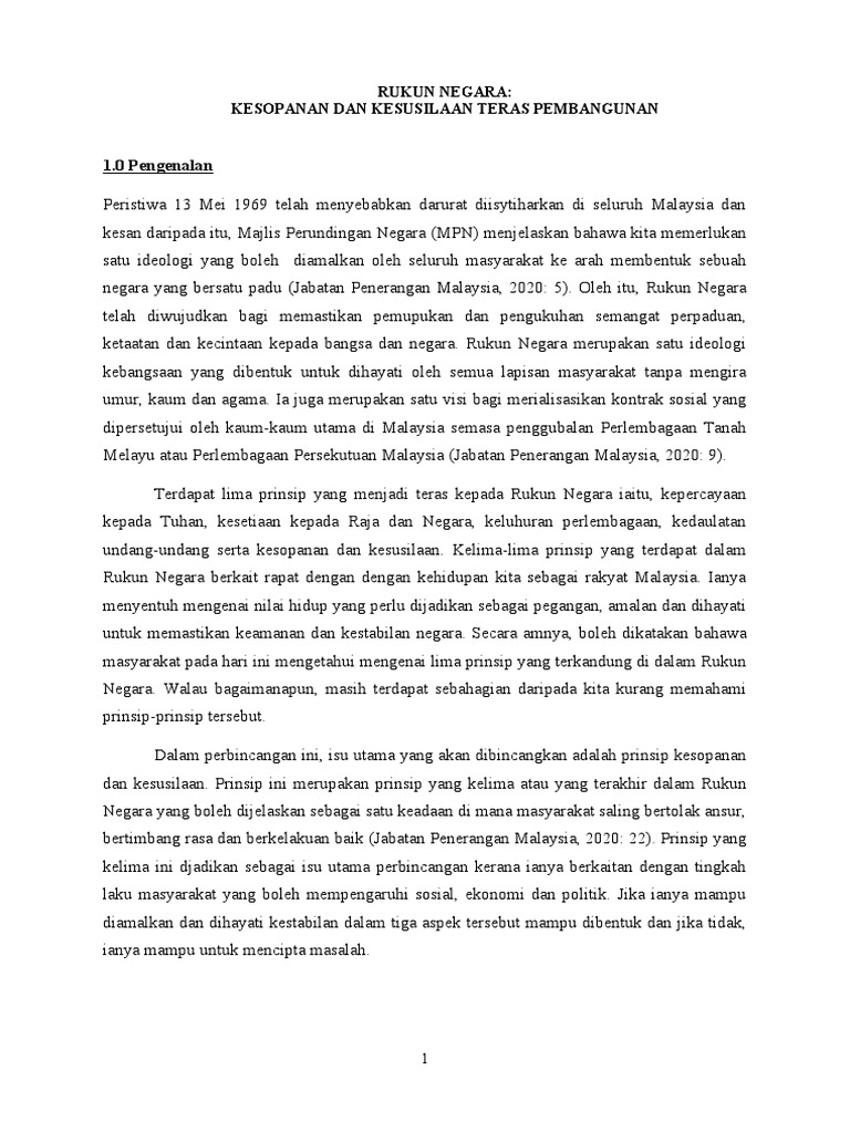 Contoh Tugasan Bertulis (Penilaian 1).PDF | PDF