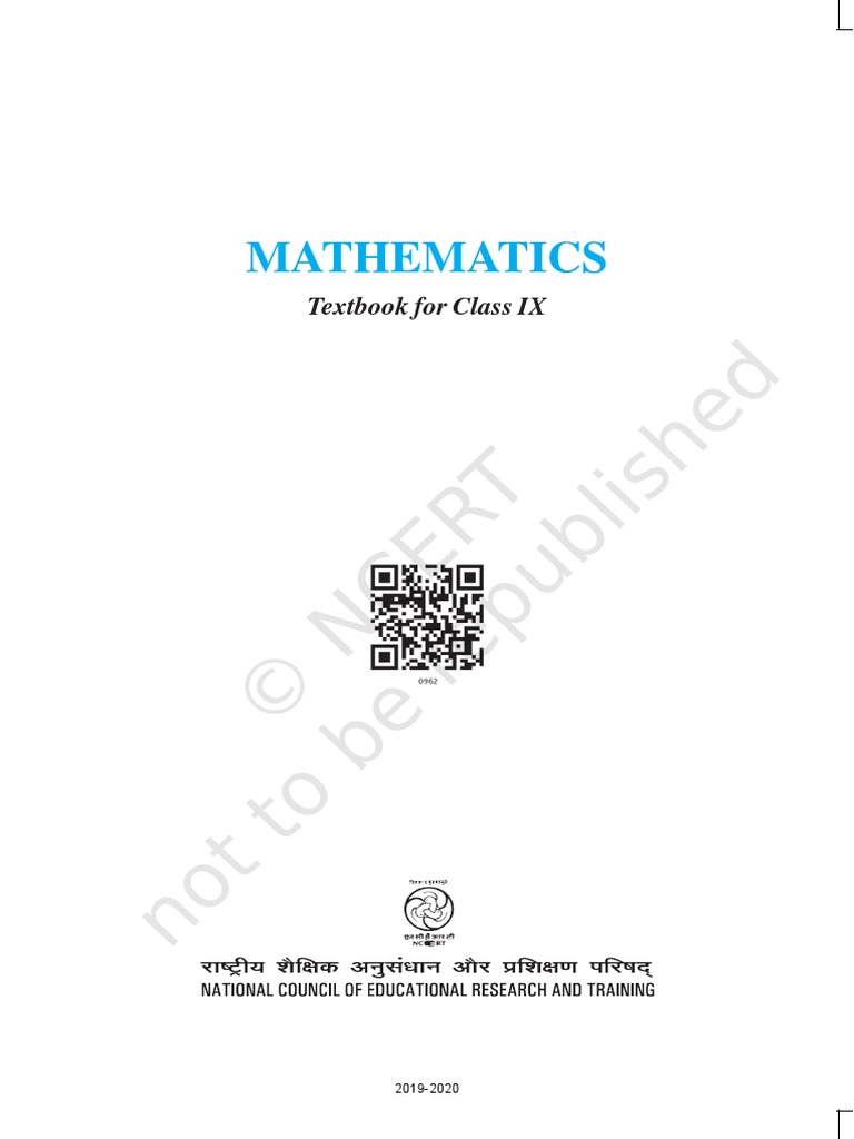 NCERT 9th Maths Syllabus English Medium | PDF | Triangle | Equations