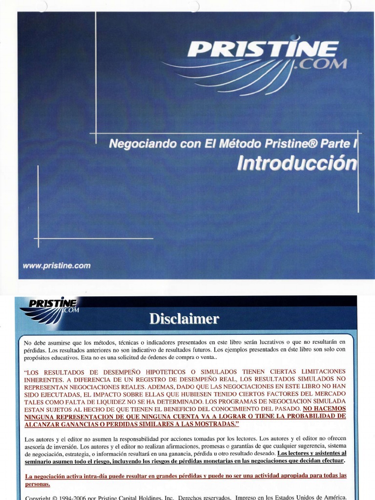 Introduccion Metodo Pristine | PDF