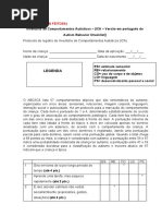 Escala ABC para Avaliação do Autismo | PDF