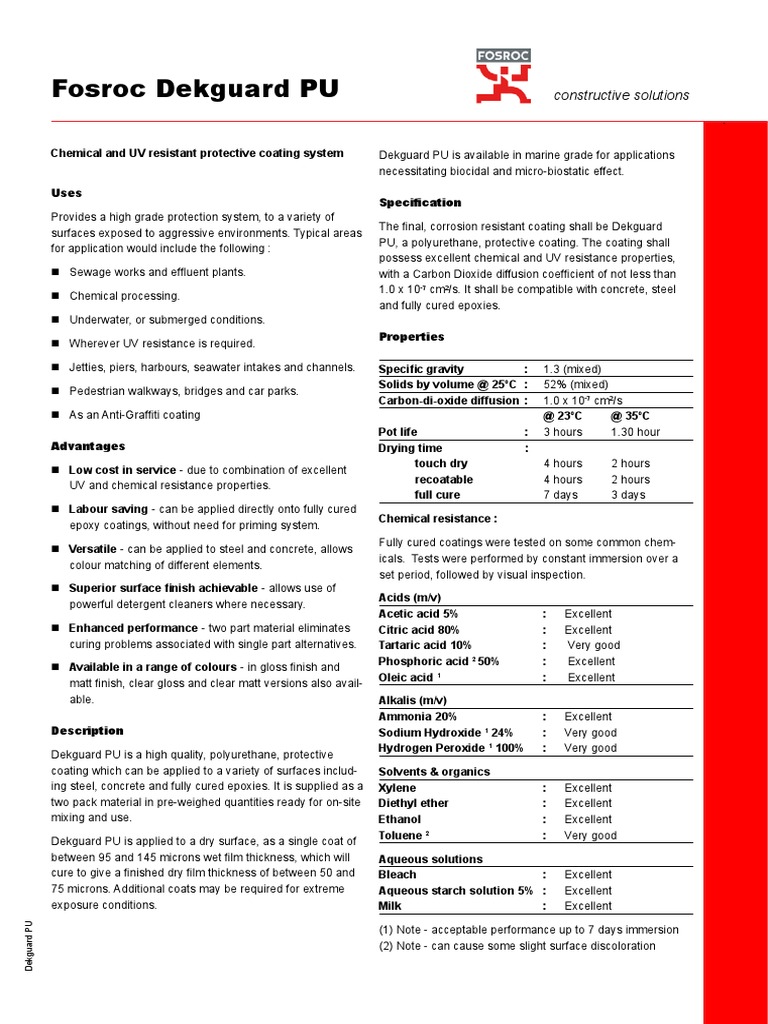 Dekguard Pu | PDF | Epoxy | Industrial Processes