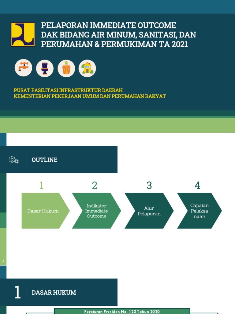 Pelaporan Immediate Outcome DAK 2021 | PDF