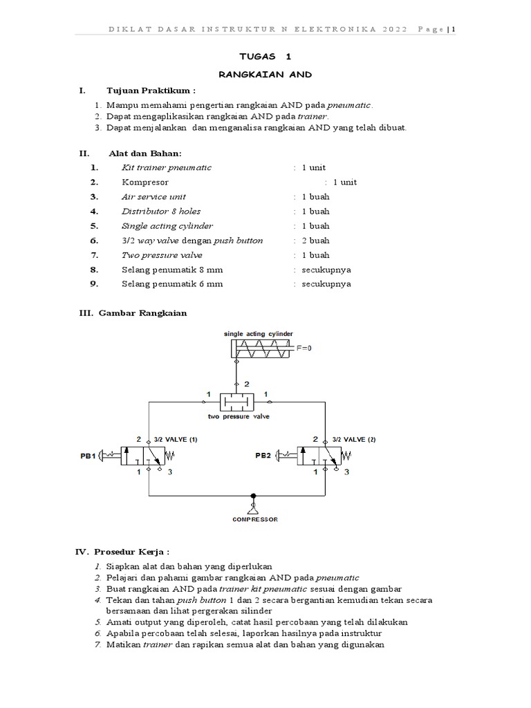 Laporan Pneumatik | PDF