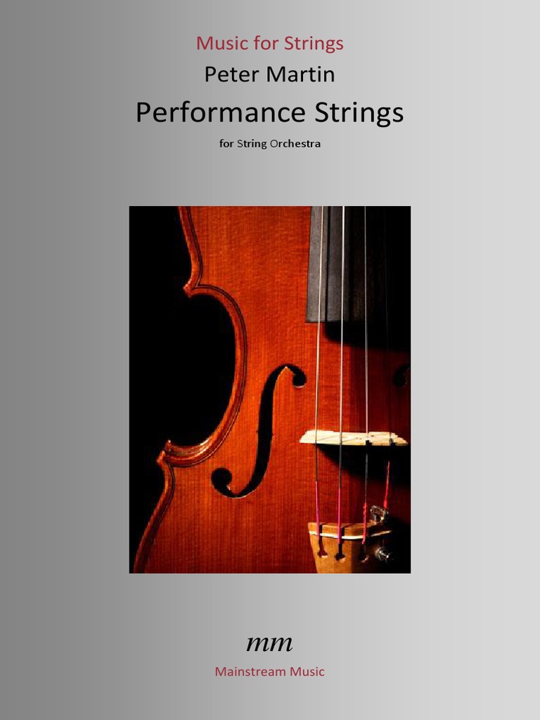 Performance Strings: Peter Martin | PDF | Baroque Music | Performing ...