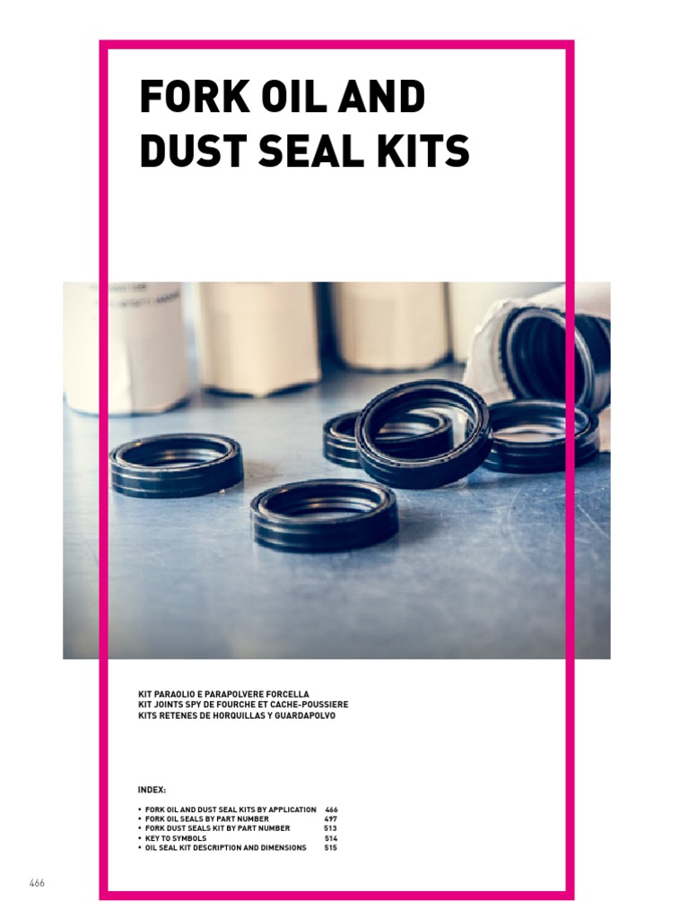 Athena Fork Seal Application List | PDF