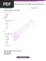 RD Sharma Class9 Important Questions | PDF