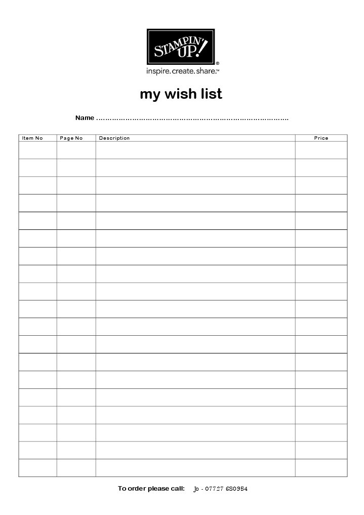 My Wish List | PDF
