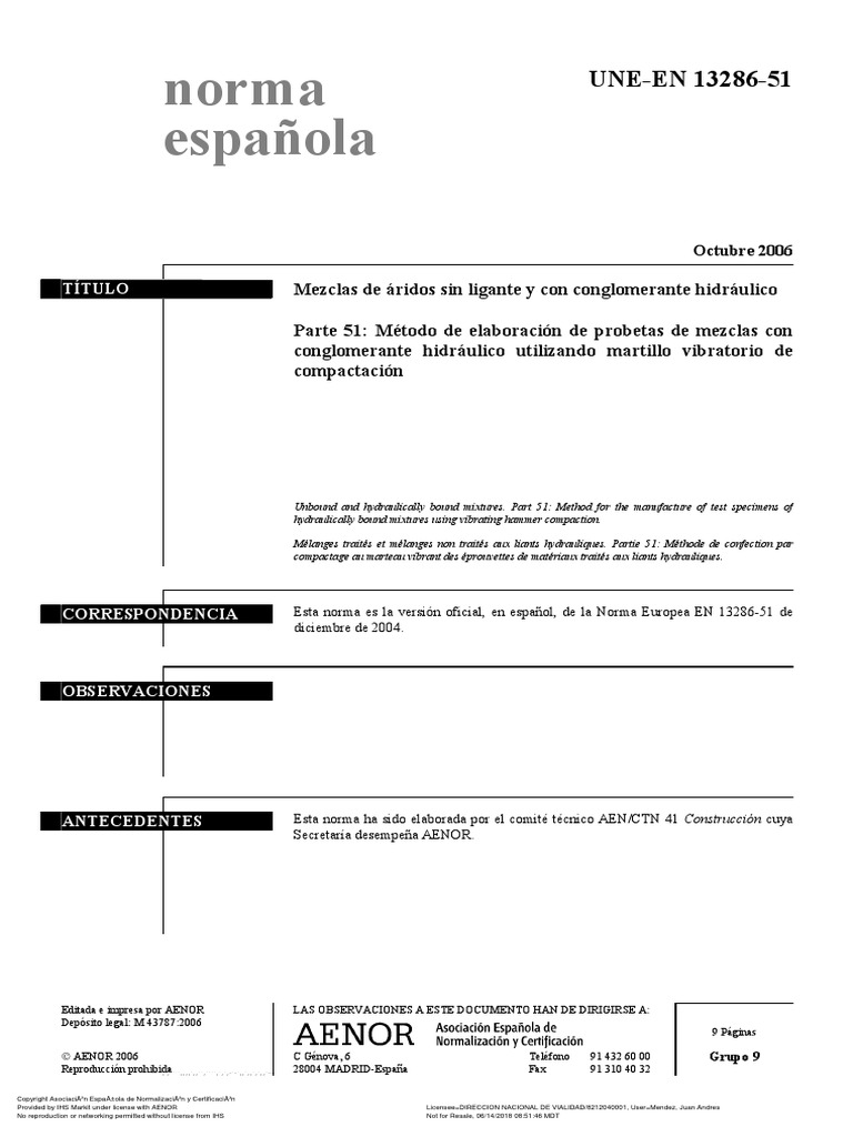 Une en 13286-51 | PDF