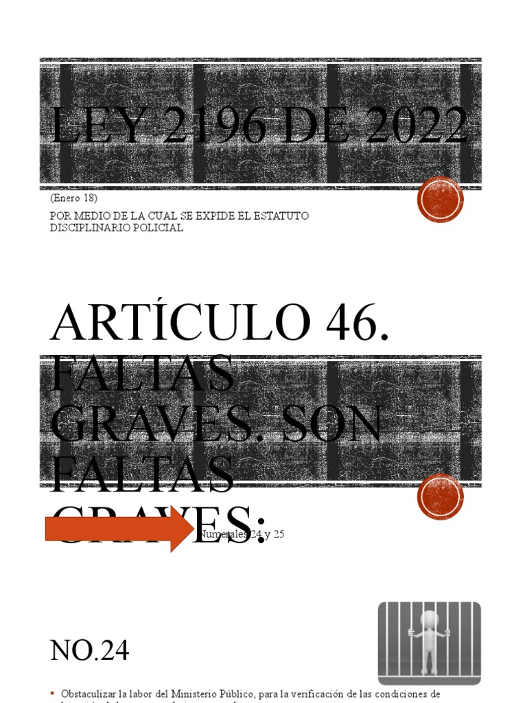 Ley 2196 de 2022 | PDF