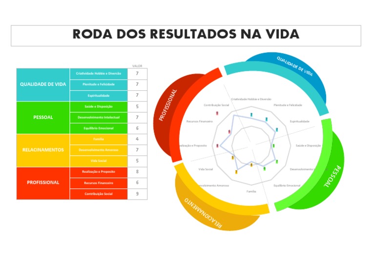 Roda Da Vida | PDF | Ciências da Saúde | Psicologia Positiva