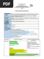 A Detailed LessoN Plan in Teaching Linear and Nonlinear Text | PDF ...