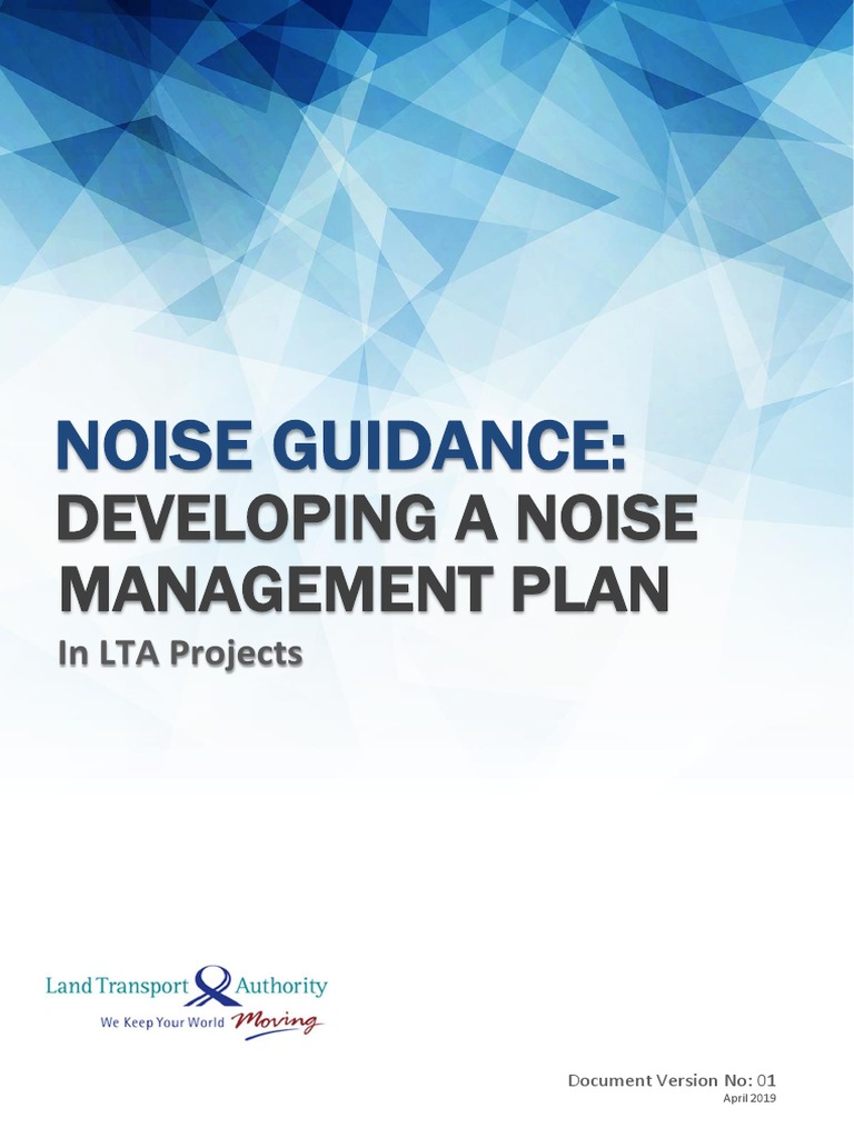 Noise Guidance:: Developing A Noise Management Plan | PDF | Noise ...