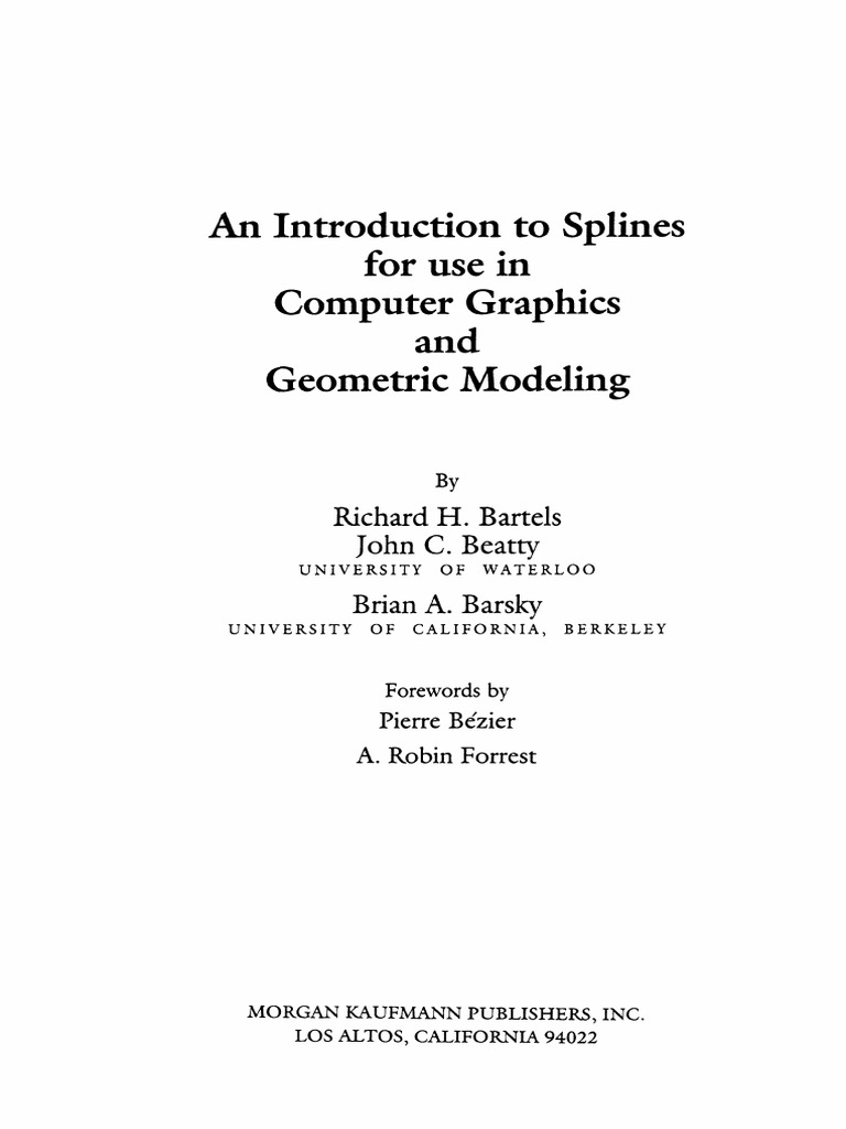 An Introduction To Splines | PDF