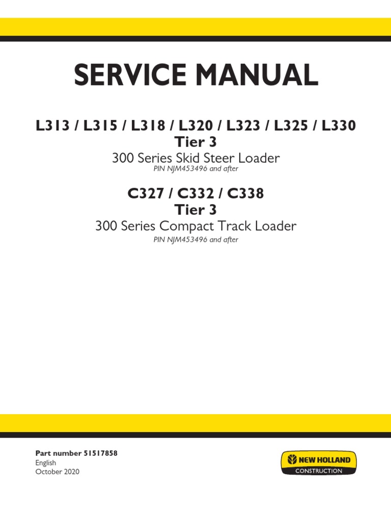 Service Manual: L313 / L315 / L318 / L320 / L323 / L325 / L330 Tier 3 ...