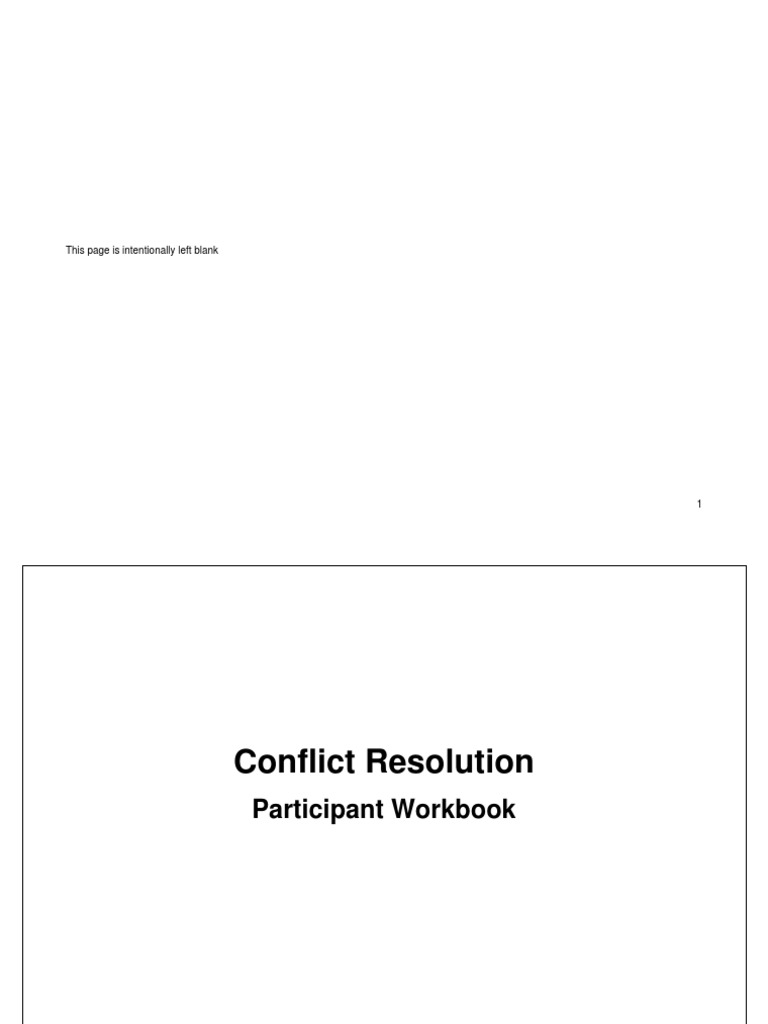 This Page Is Intentionally Left Blank | PDF | Conflict Resolution ...