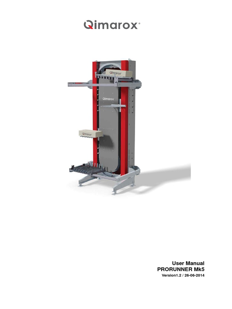 User Manual Prorunner Mk5 1461669792 | PDF | Bearing (Mechanical) | Machines