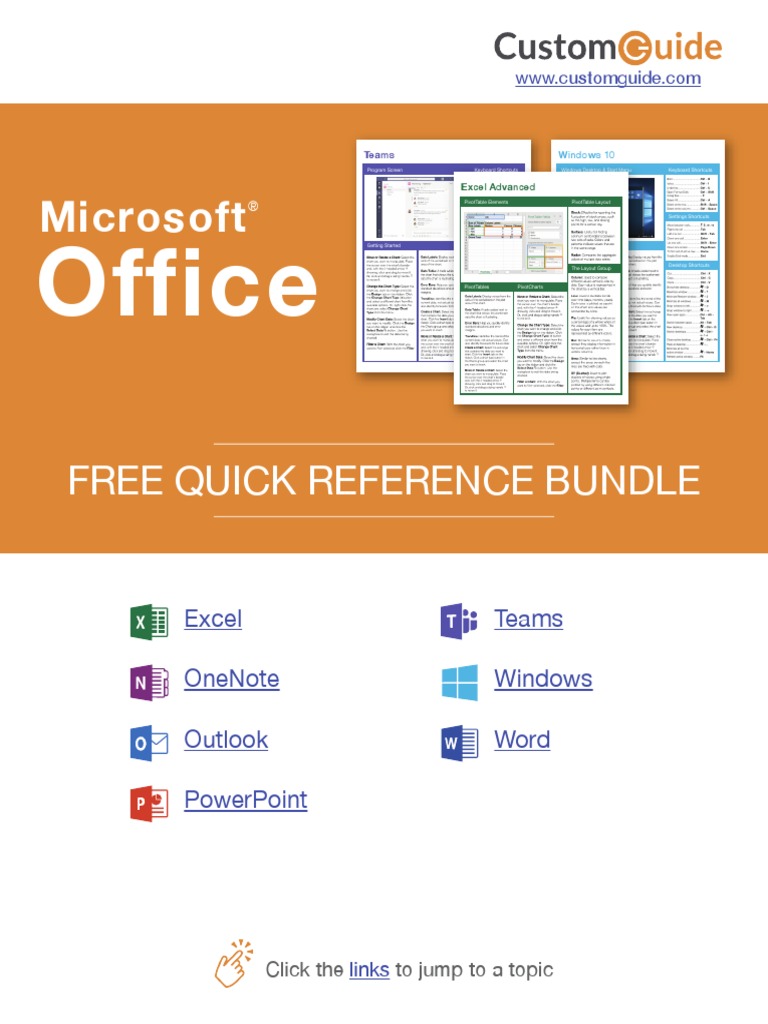 Microsoft Office Cheat Sheets | PDF | Microsoft Excel | Chart