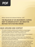 Dement and Kleitman 1957 | PDF | Rapid Eye Movement Sleep | Sleep