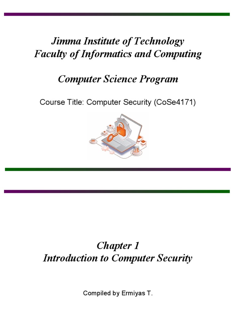 Jimma Institute of Technology Faculty of Informatics and Computing ...