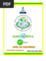 Mandala de Sumas y Restas Algebraicas | PDF