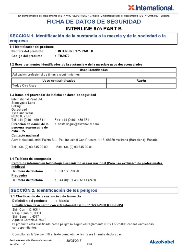 Interline 975 | PDF | Residuos | Alergia