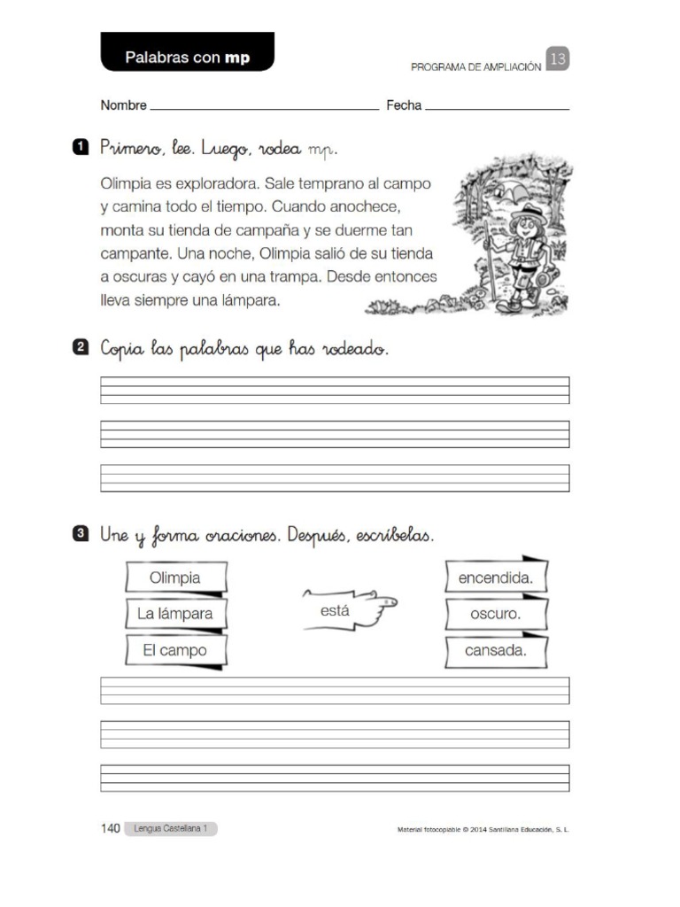Palabras Con MP - 1° | PDF