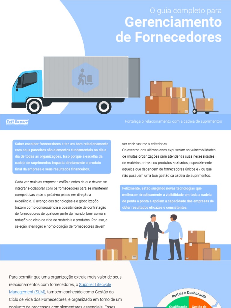 O Guia Completo para Gerenciamento de Fornecedores | PDF | Cadeia de ...