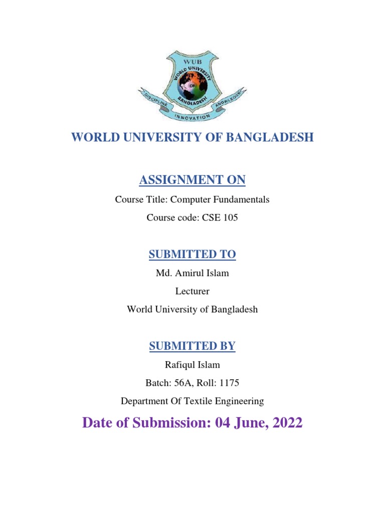 Computer Fundamental Week 2 Assignment | PDF | Mainframe Computer | Microcomputers