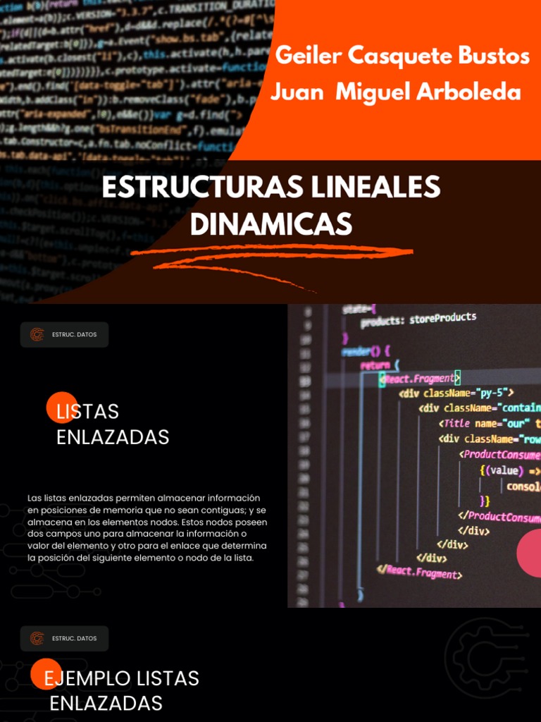 Estructuras Lineales Dinamicas Grupo 2 | PDF