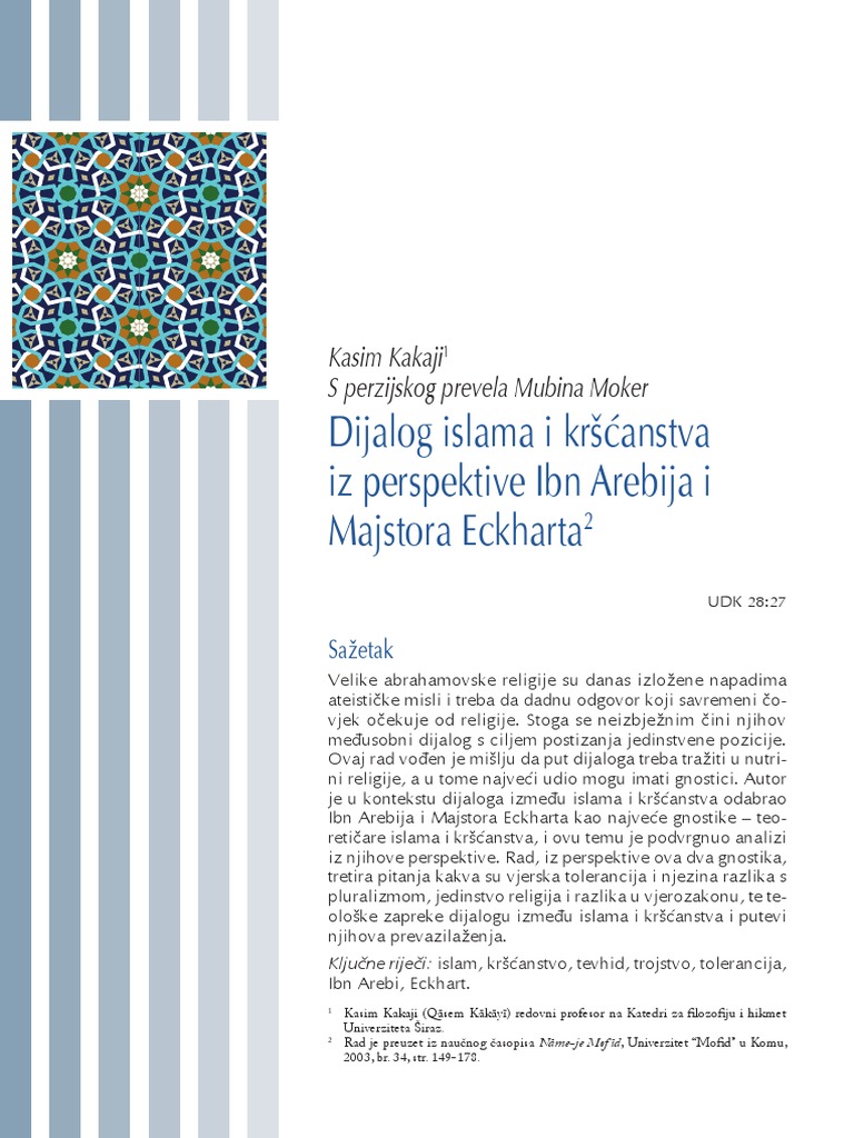 Dijalog Islama I Hriscanstva | PDF