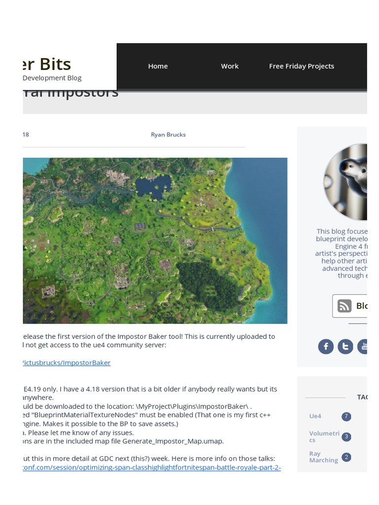 Impostor Baker Tool for UE4 Guide | PDF | Shader | Computer Graphics