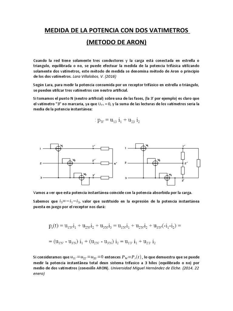 Metodo de Aron | PDF