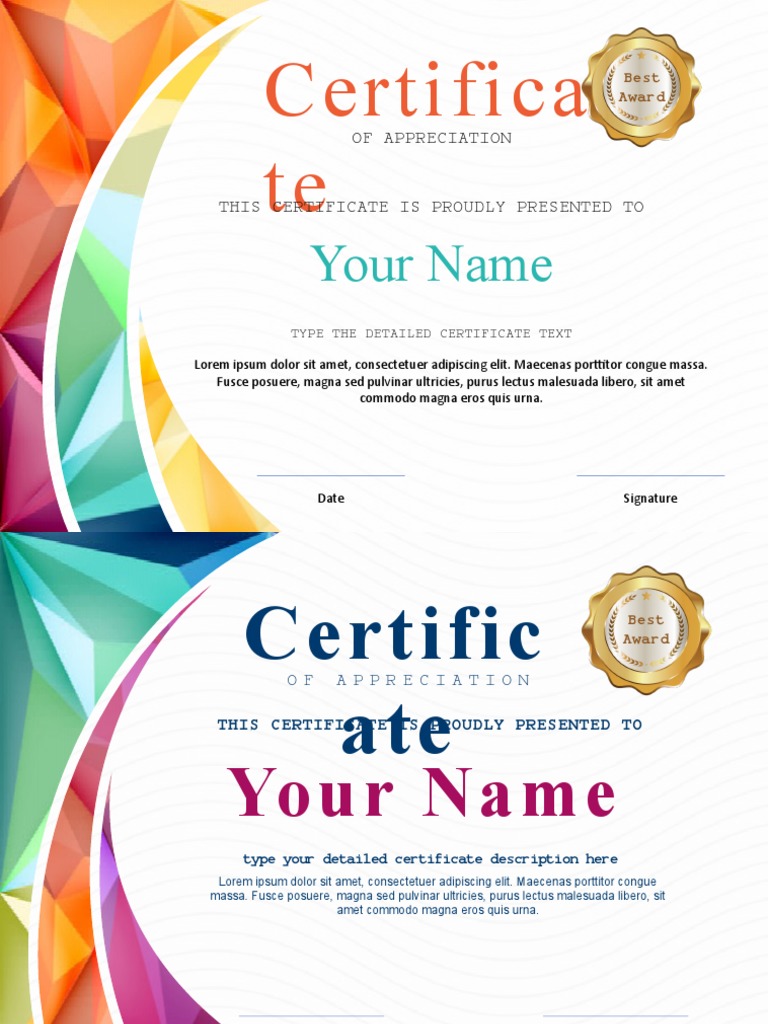 Certifica Te: Your Name | PDF