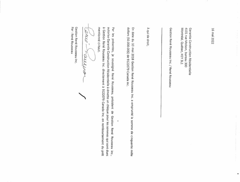 Rene Letter | PDF