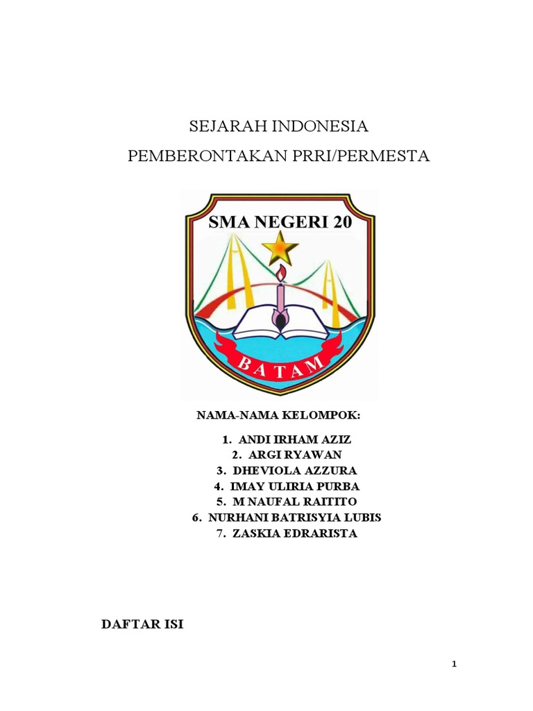 Prri Permesta Sdo (2) - 1 | PDF