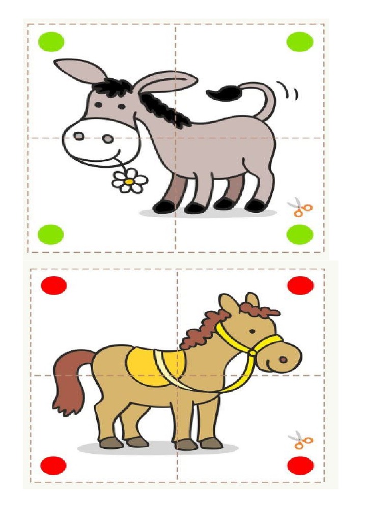rompecabezas 2x2 para imprimir | PDF