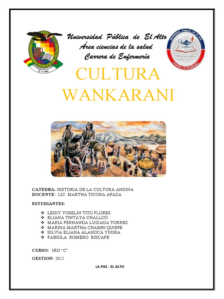 Cultura Wankarani. 1 | PDF