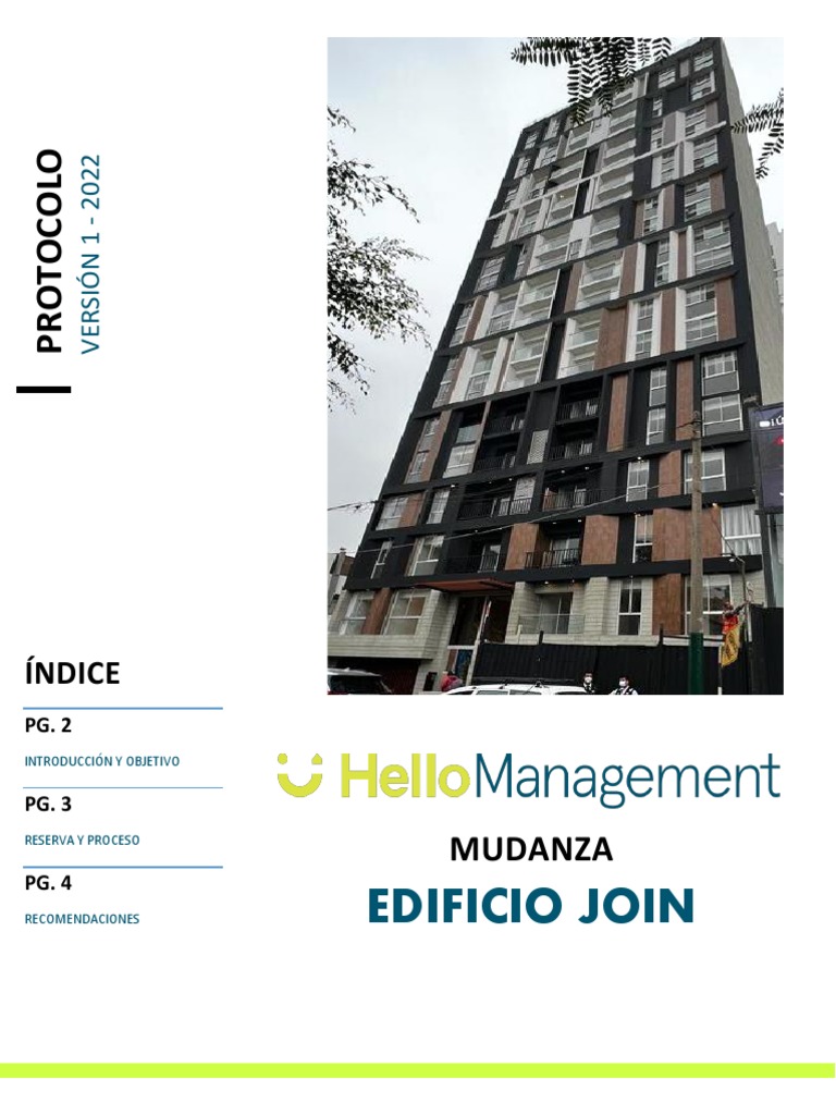 Protocolo - Mudanza Join | PDF