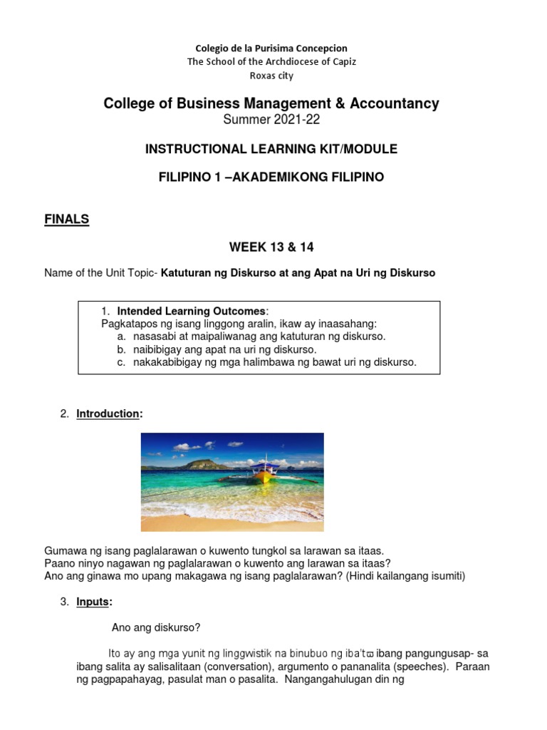 Activity 13 and 14 Filipino | PDF