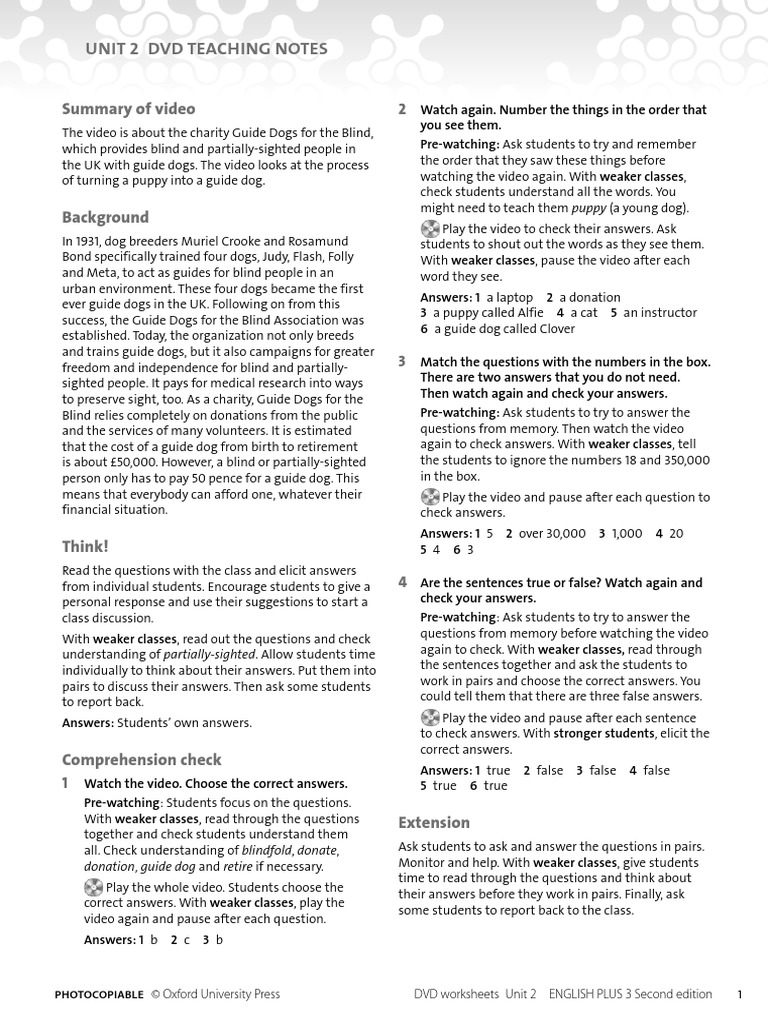 DVD Worksheet Unit 2 | PDF | Language Mechanics | Cognitive Science