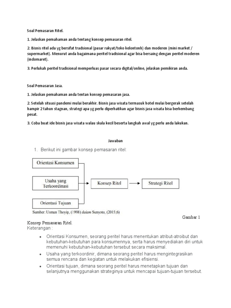 Soal Pemasaran Ritel | PDF