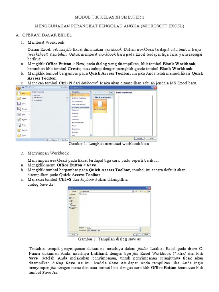 MODUL PEMBELAJARAN TIK Kelas XI Semester 2 | PDF