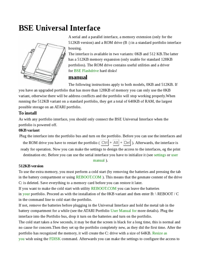 BSE Universal Interface: A Comprehensive Guide to Configuring and Using ...