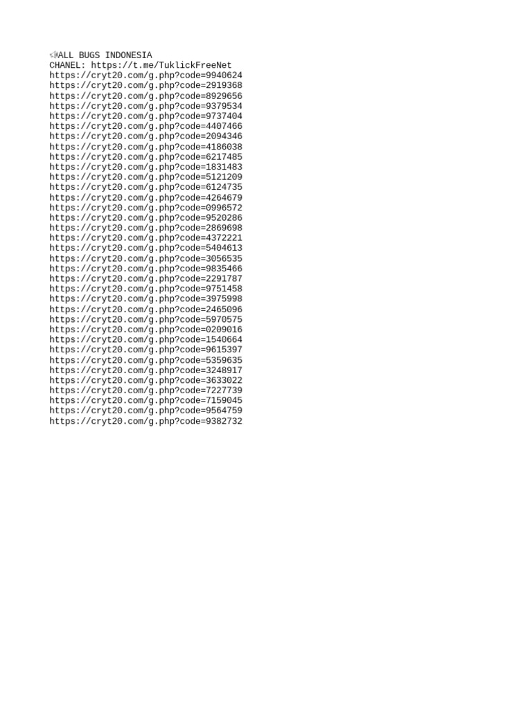 TuklickFreeNet ALL BUGSS Part 3 (SFILE | PDF