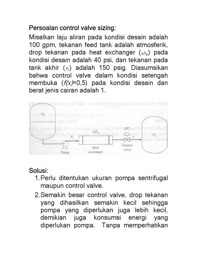 Valve Sizing P | PDF