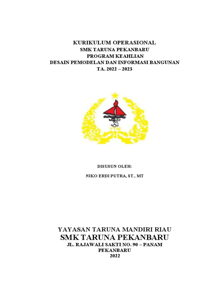 Kurikulum Operasional Dpib 2022-2023 | PDF | Bisnis | Komputer