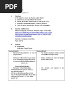 Detailed Lesson Plan in English For Grade 2 | PDF | Verb | Grammatical ...