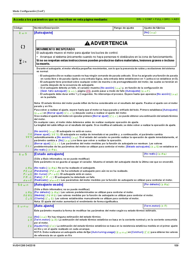 ATV320 Autotuning - Book 1 | PDF | Informática | Ingeniería Informática