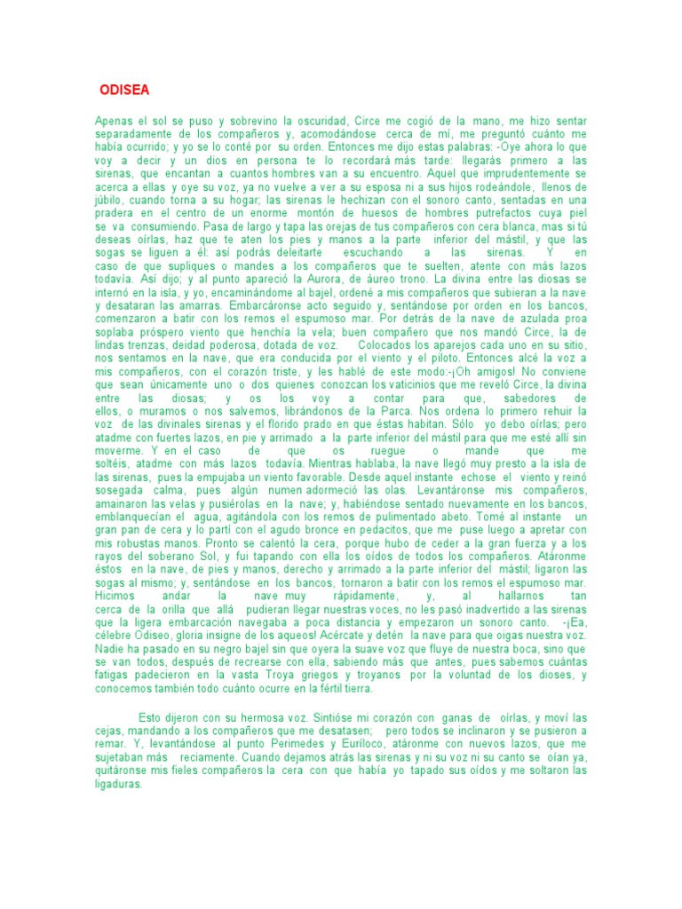 Comprension de Lectura2 | PDF | Sirena | Aves