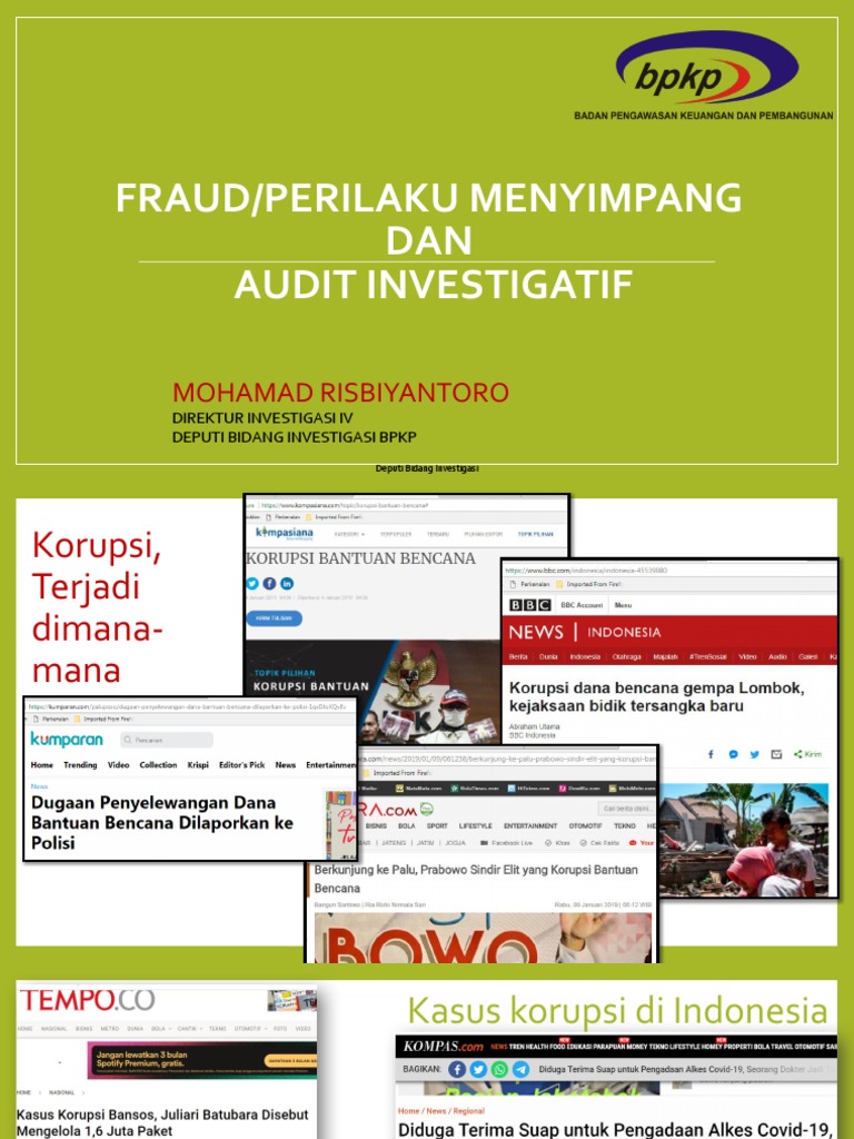 Strategi Audit Investigatif BPKP | PDF
